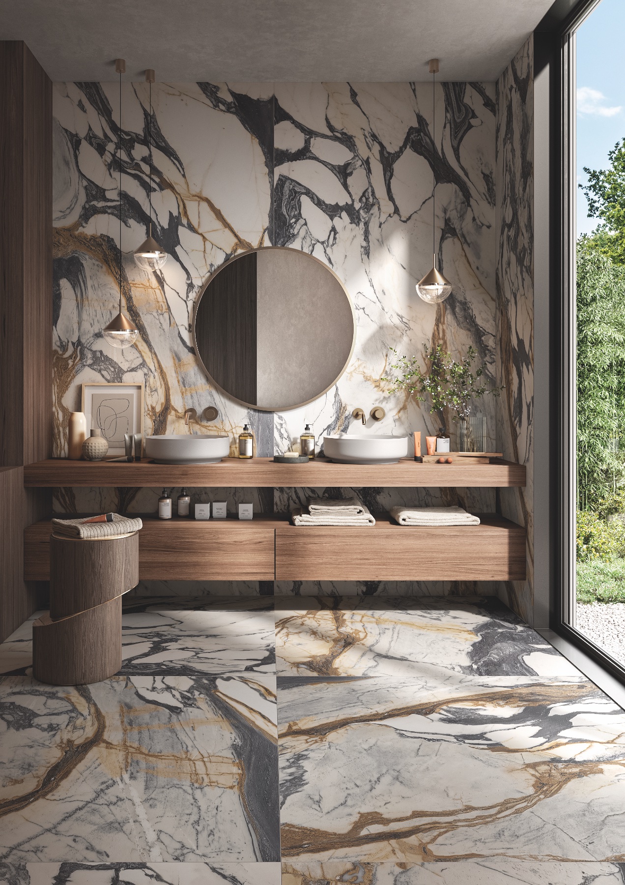 The Room Calacatta Picasso 60x120 cm (LPM - Matpoleret) │ Colour ...